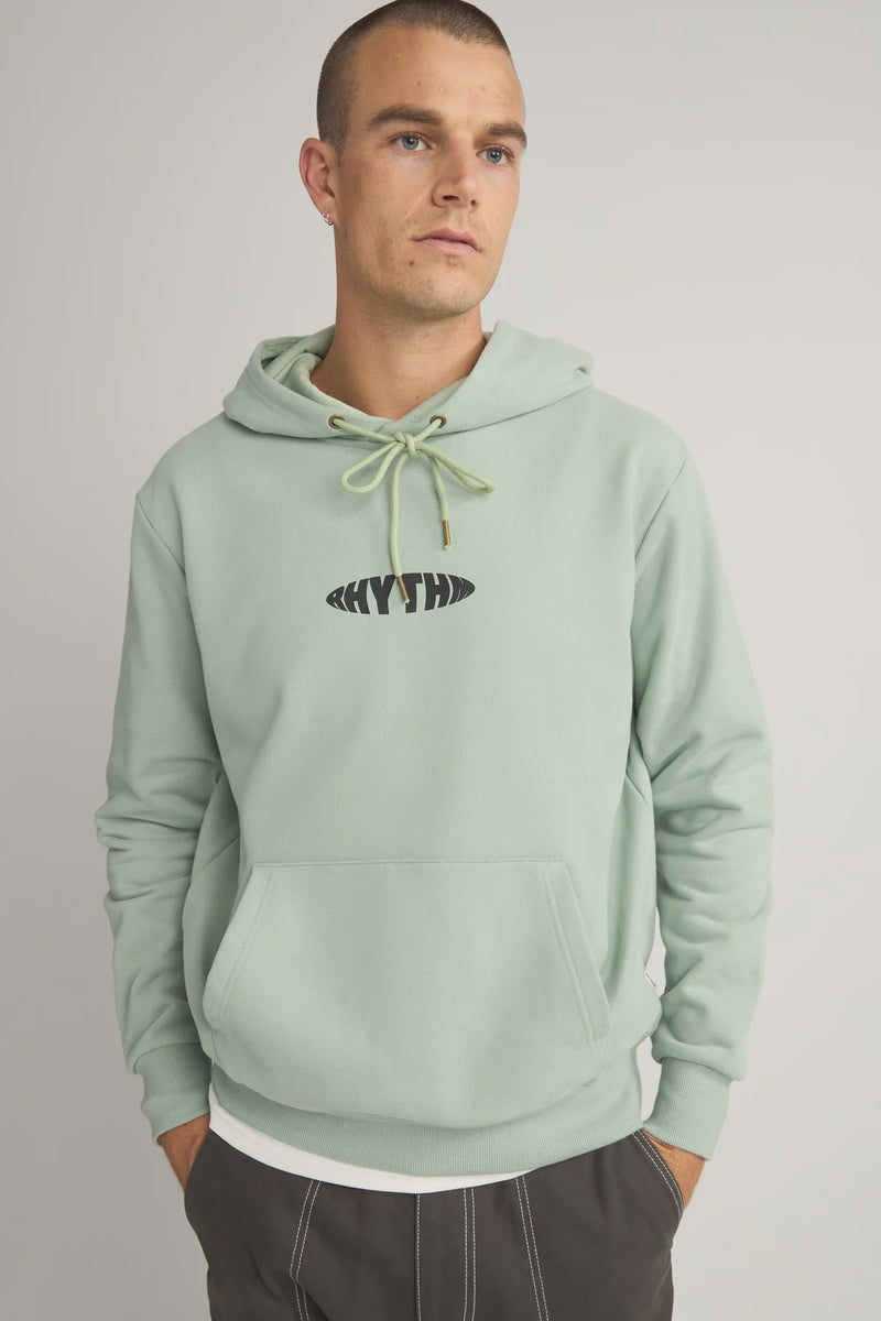 Rhythm Contrast Stitch Hood - Sky – Arnold's