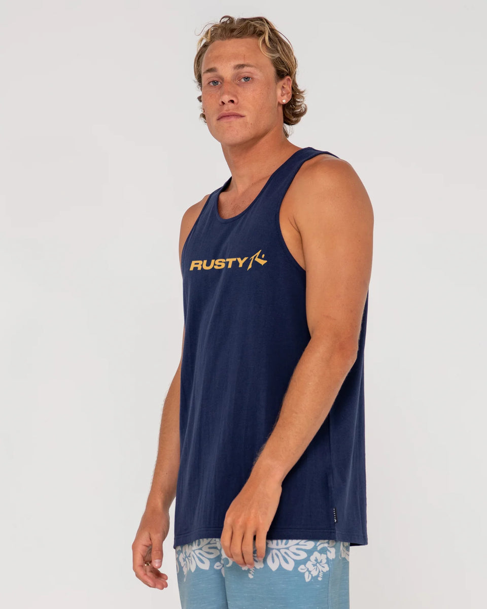 Rusty Vital Tank - Navy Blue – Arnold's