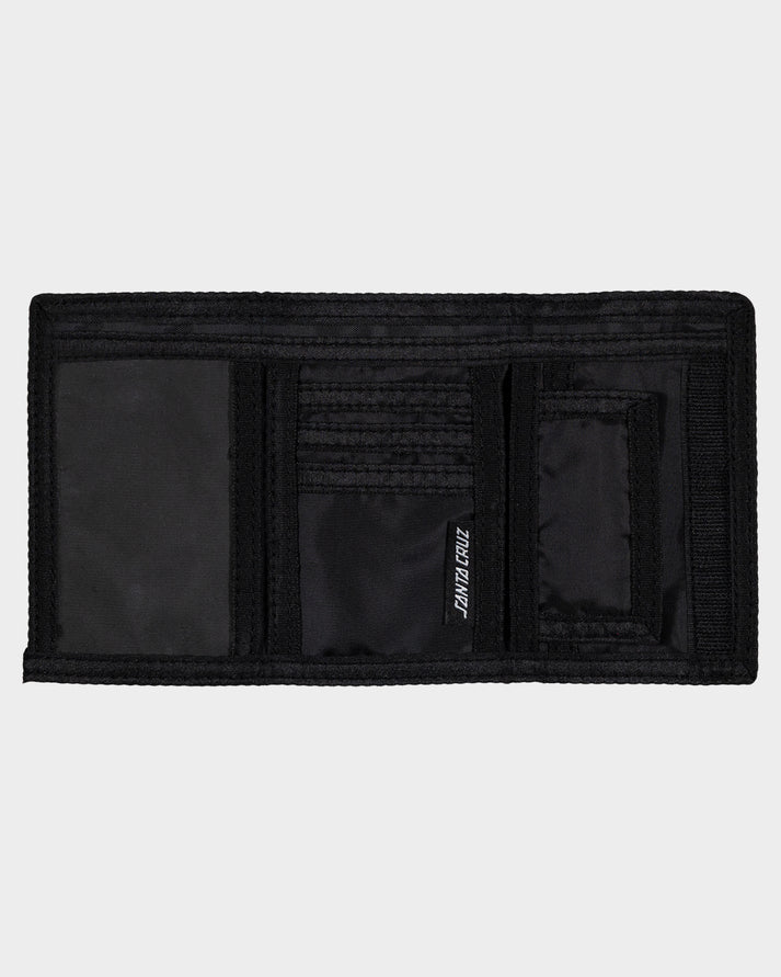 Santa Cruz Flaming Dice Velcro Wallet - Black – Arnold's