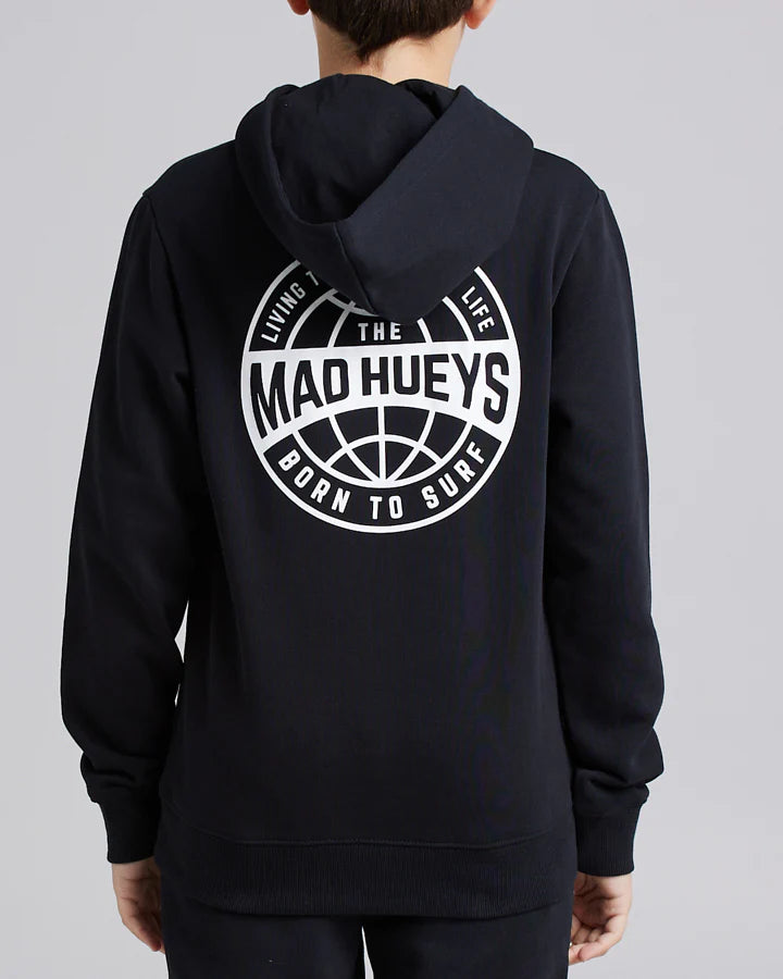 The Mad Hueys Hueys Global Youth Pullover - Black (8-16) – Arnold's